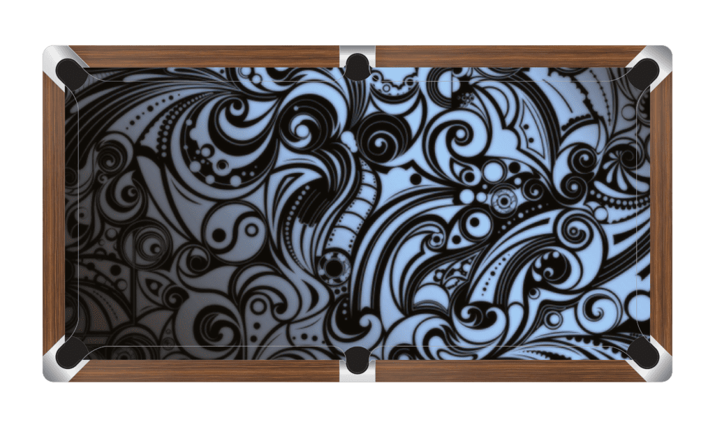 Custom Made Printed Pool Snooker Billiard Table Felt Cloth