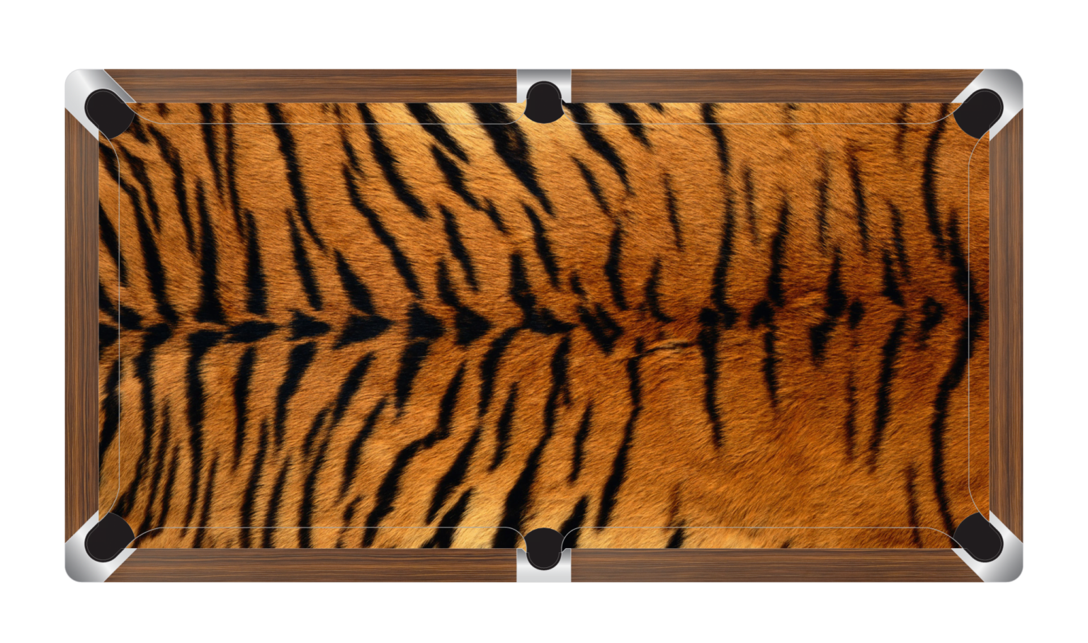 TIGER Custom Made Printed Pool Snooker Billiard Table Felt Cloth